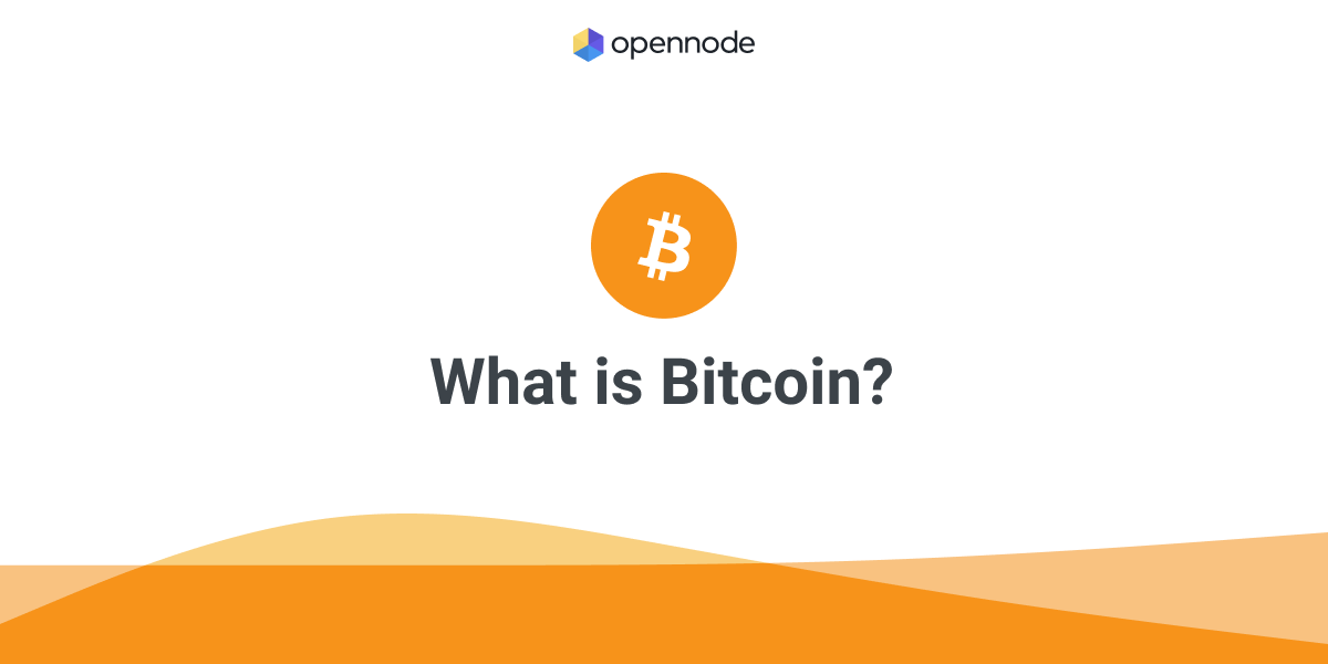 What is Bitcoin? Here's what you need to know - OpenNode Blog